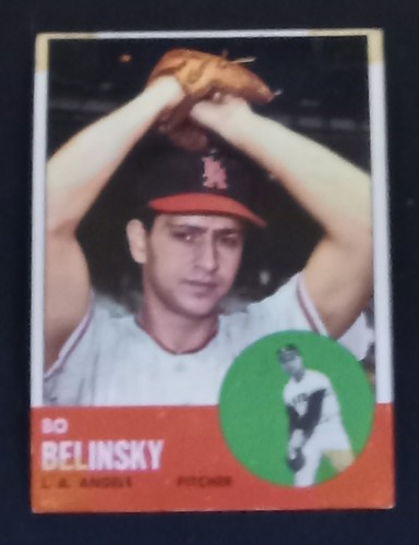 1963 Topps Set Break #33 Bo Belinsky | eBay