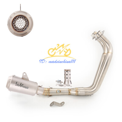 For Yamaha YZF R7 MT07 Slip On Header Pipe Exhaust Muffler DB Killer ...