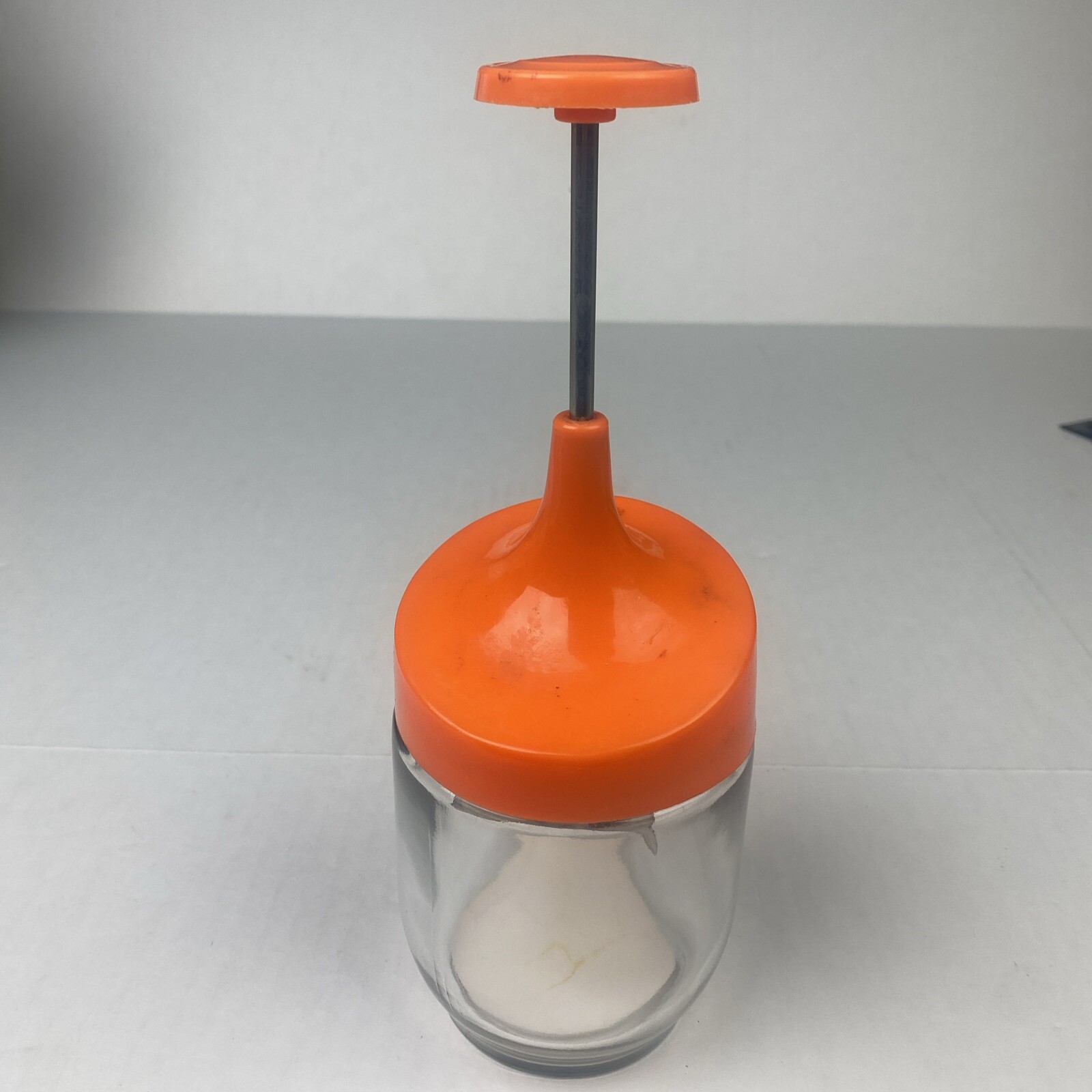 Vintage Gemco Chopper Hand Manual Glass Orange Kitchen Gadget Tool USA ...