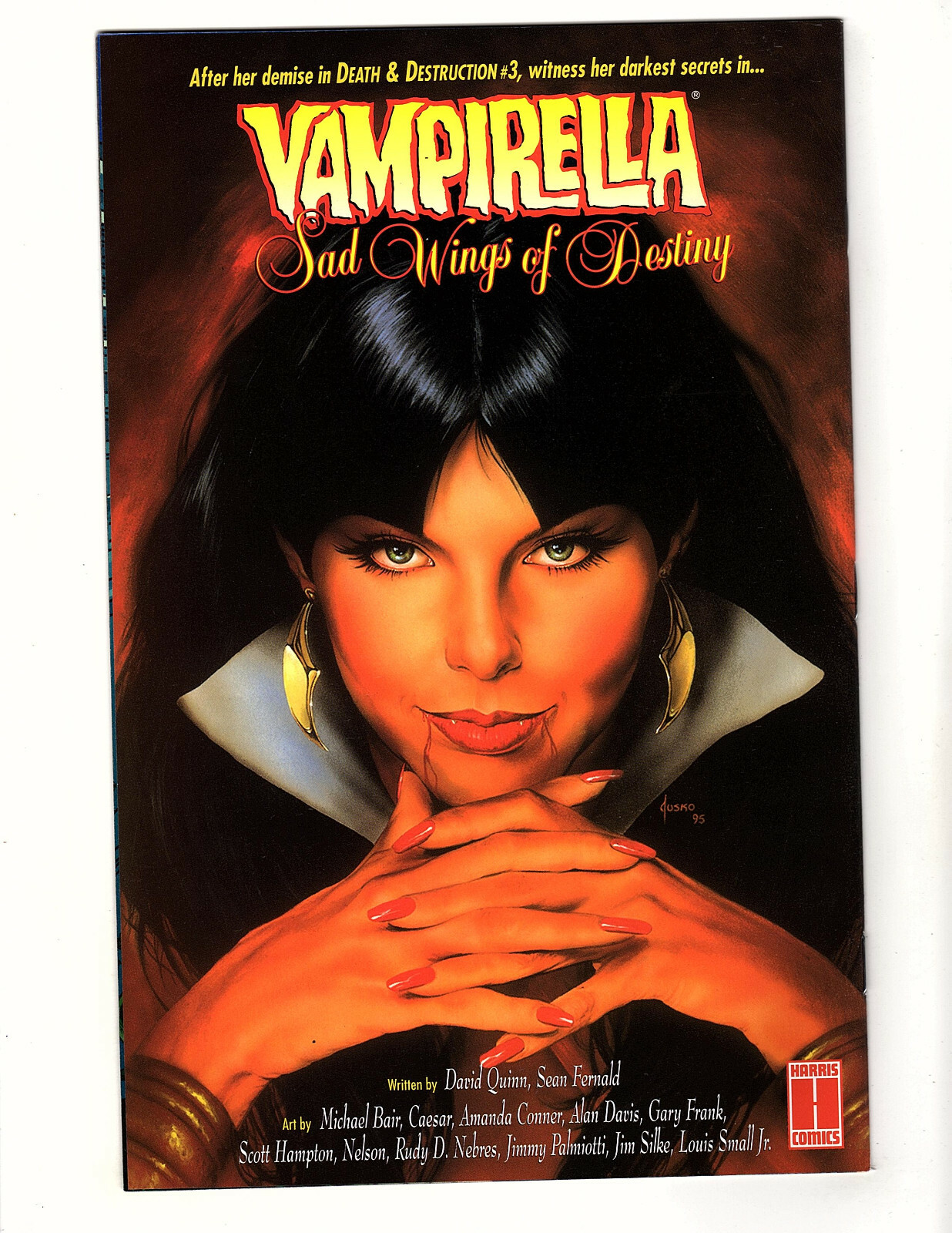 Vampirella Strikes #6 (1996, Harris) VF/NM Louis Small Jr. Cover "B ...