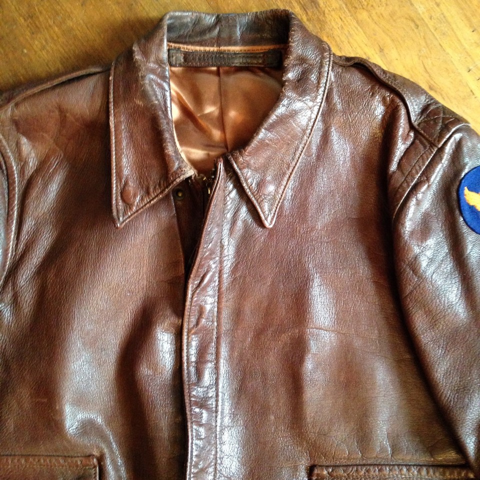 Mint WW2 USAF USAAF A2 A-2 Leather Flight Jacket Size 40 | eBay
