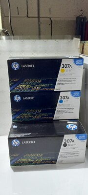 GENUINE OEM SEALED HP 307A BCYM TONER CE740A/CE741A/CE742A/CE743A LASER ...