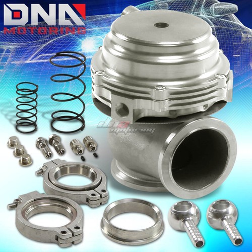 44MM TURBOCHARGER MANIFOLD TURBO BOOST SILVER V-BAND CLAMP WASTEGATE ...