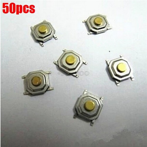 50Pcs Switch Button Stable Tact Smd Micro Switch 4X4X1.5MM mb | eBay