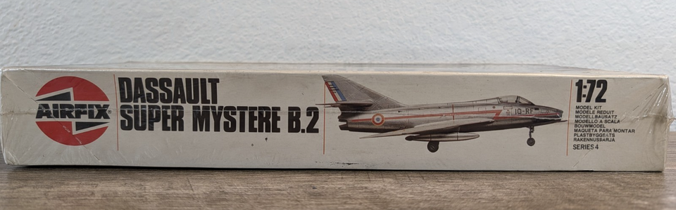 AIRFIX - DASSAULT SUPER MYSTERE B2 - FIGHTER - 1:72 MODEL KIT #04031 ...