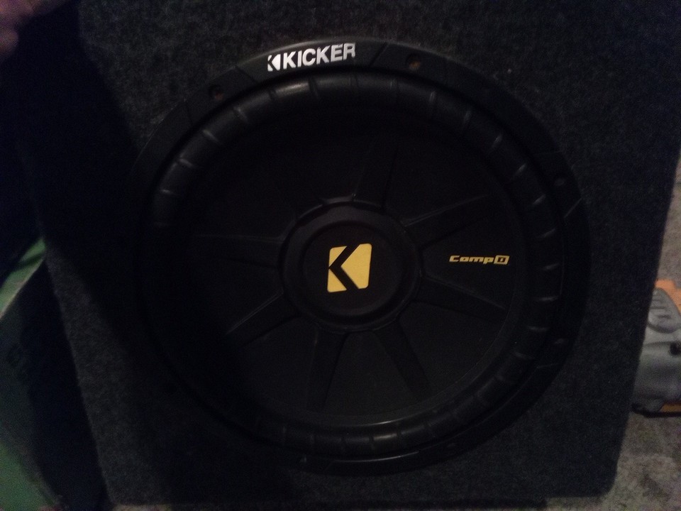 12” Kicker Comp Subwoofer D12 4 Ohms in vented enclosure | eBay