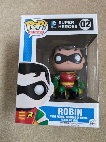 NIB Funko POP! super heroes Robin 02 | eBay