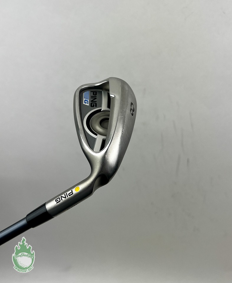 Used RH Ping Yellow Dot G Single 8 Iron Ping CFS 65g SR Flex Graphite ...
