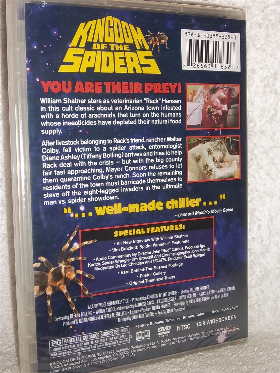 Kingdom Of The Spiders Dvd