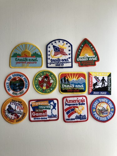 BSA: Trails End Popcorn Sale Patch - Lot 11 Different Patches (Various ...