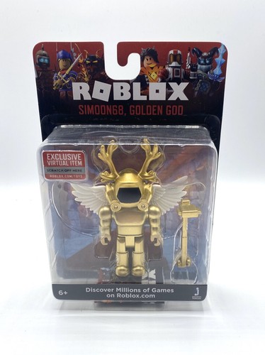ROBLOX Celebrity Mini Figure SIMOON68 GOLDEN GOD Core Pack SharkBait ...