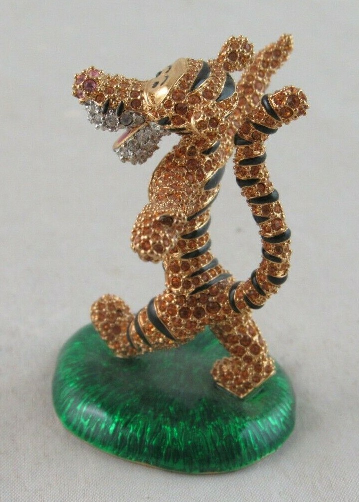 Arribas Bros/Swarovski "Tigger" Jeweled Crystal Figurine in Box with ...
