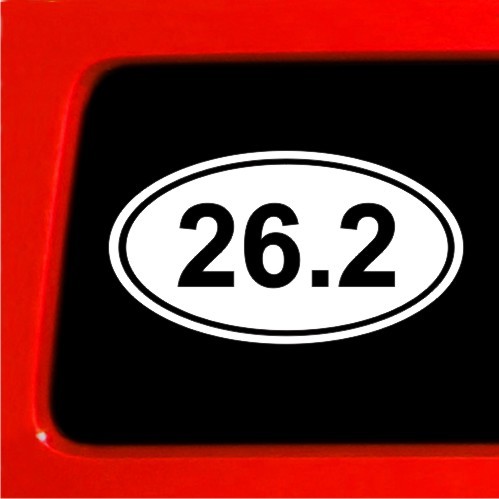 Sticker Connection | 26.2 Marathon | Bumper Decal for Car, Truck, Run ...