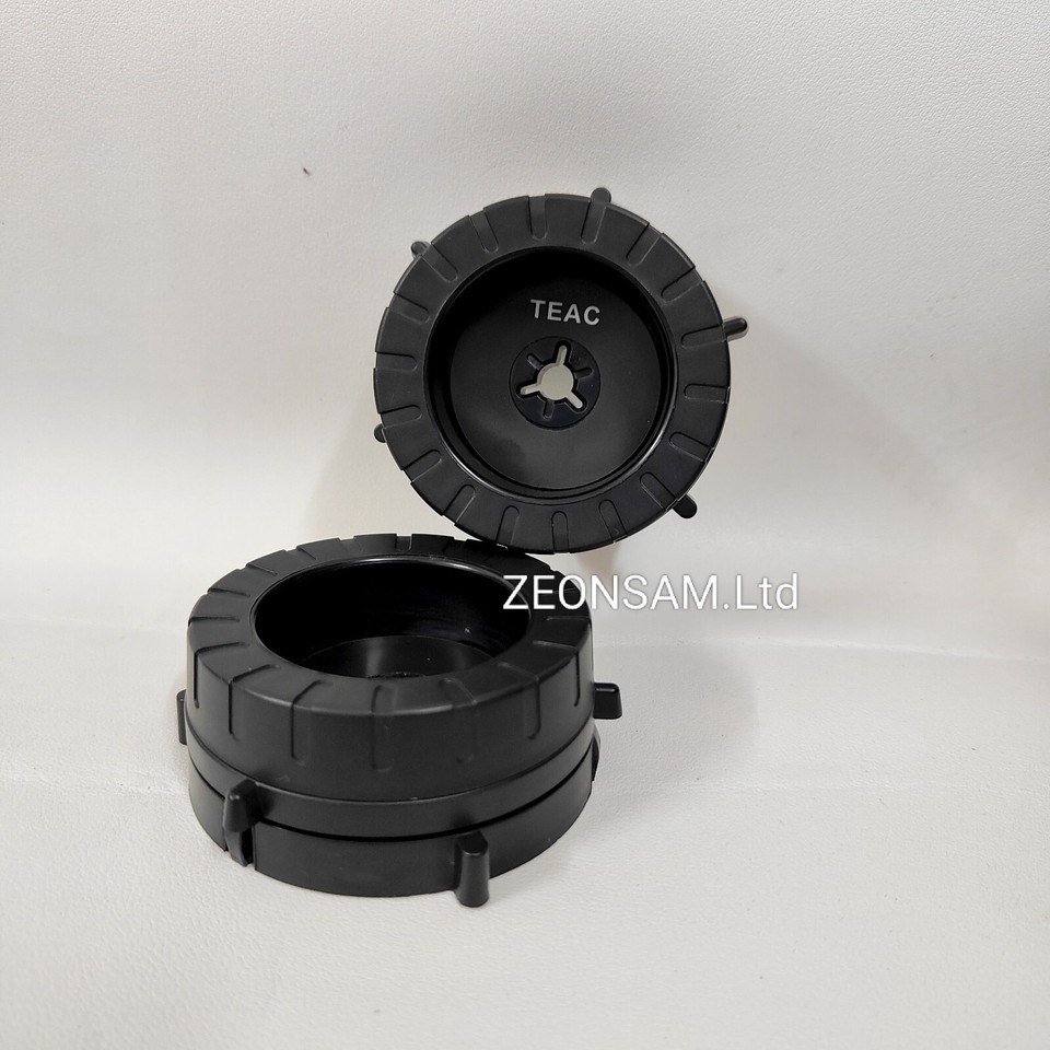 1 Pair TEAC Nab Hub Adapters For 1/4" Open Reel To Reel tape recorder ...