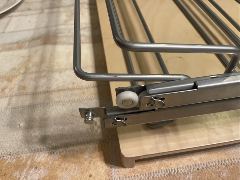 Pair Elfa Gliding Shoe Rack Shoe Shelf Platinum 24 inches | eBay