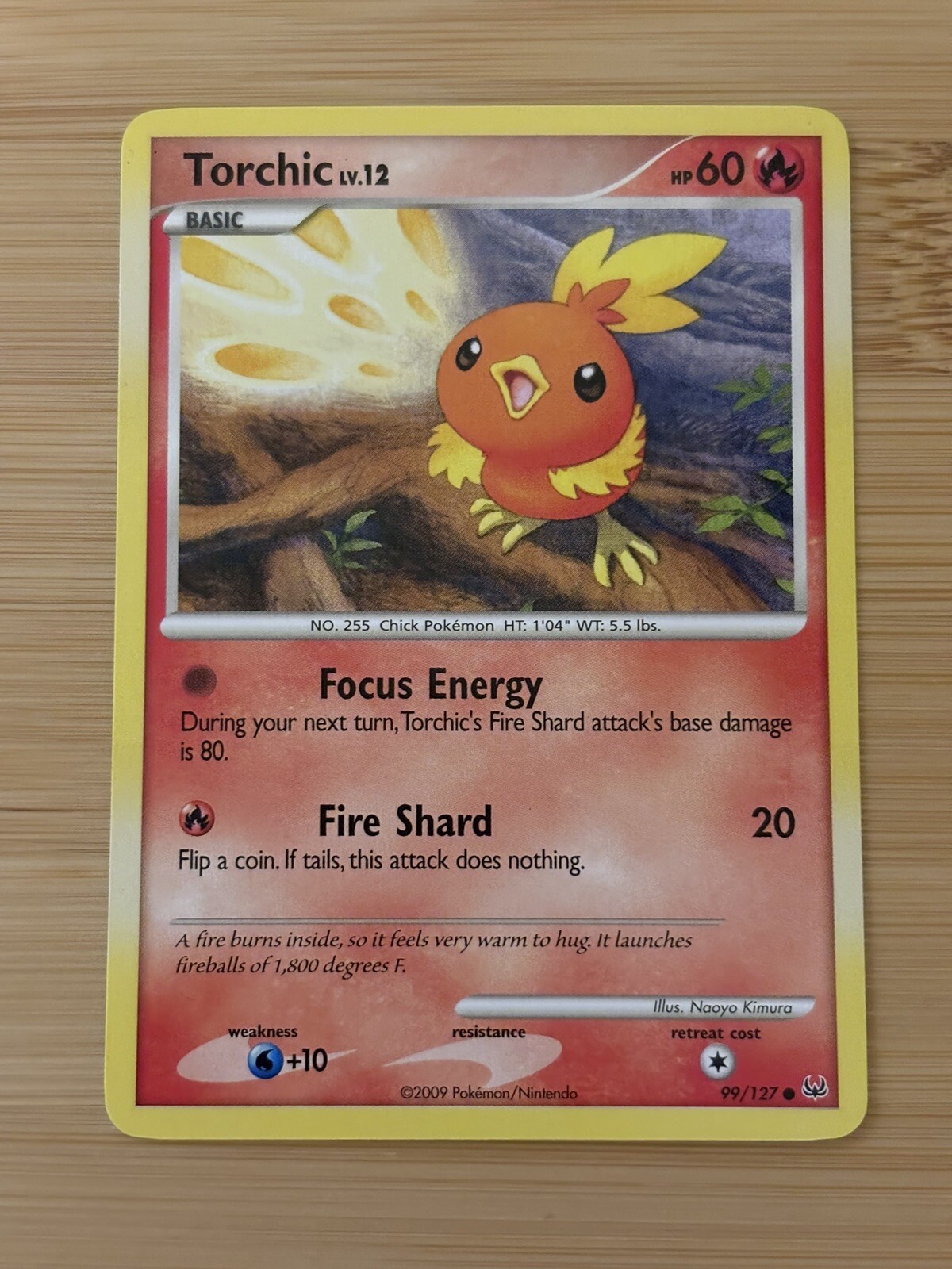 Torchic 99/127 Platinum Regular Common Pokémon Card TCG | eBay
