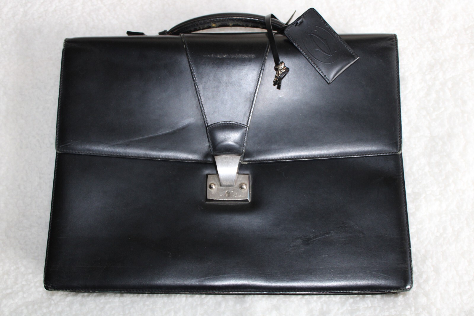 $2,850 Cartier Oversized Briefcase With Keys/Luggage … - Gem