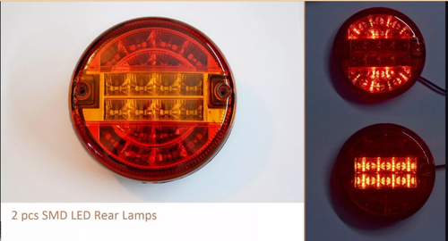 # 2x 24V SMD LED Rear Tail Lights lamps for Iveco MAN DAF Volvo Scania ...