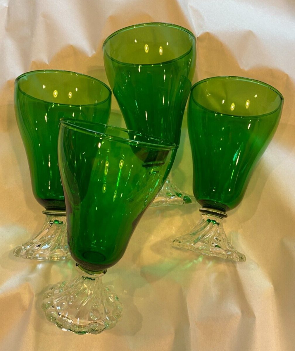 Green Glassware Anchor Hocking Burple