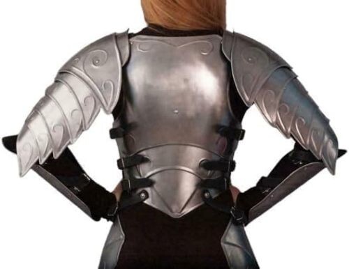 Medieval Silver Ancient Cuirass Armor Knight Suit LARP SCA Replica 18 ...