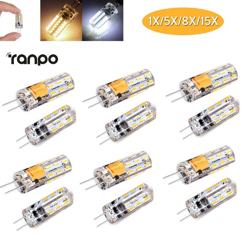 1X 15X 5W Mini G4 Led Bulbs Ac 220V Dc 12V Spotlight For Home Light ...