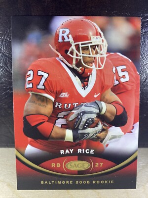 2008 SAGE Ray Rice #48 Rutgers NM | eBay