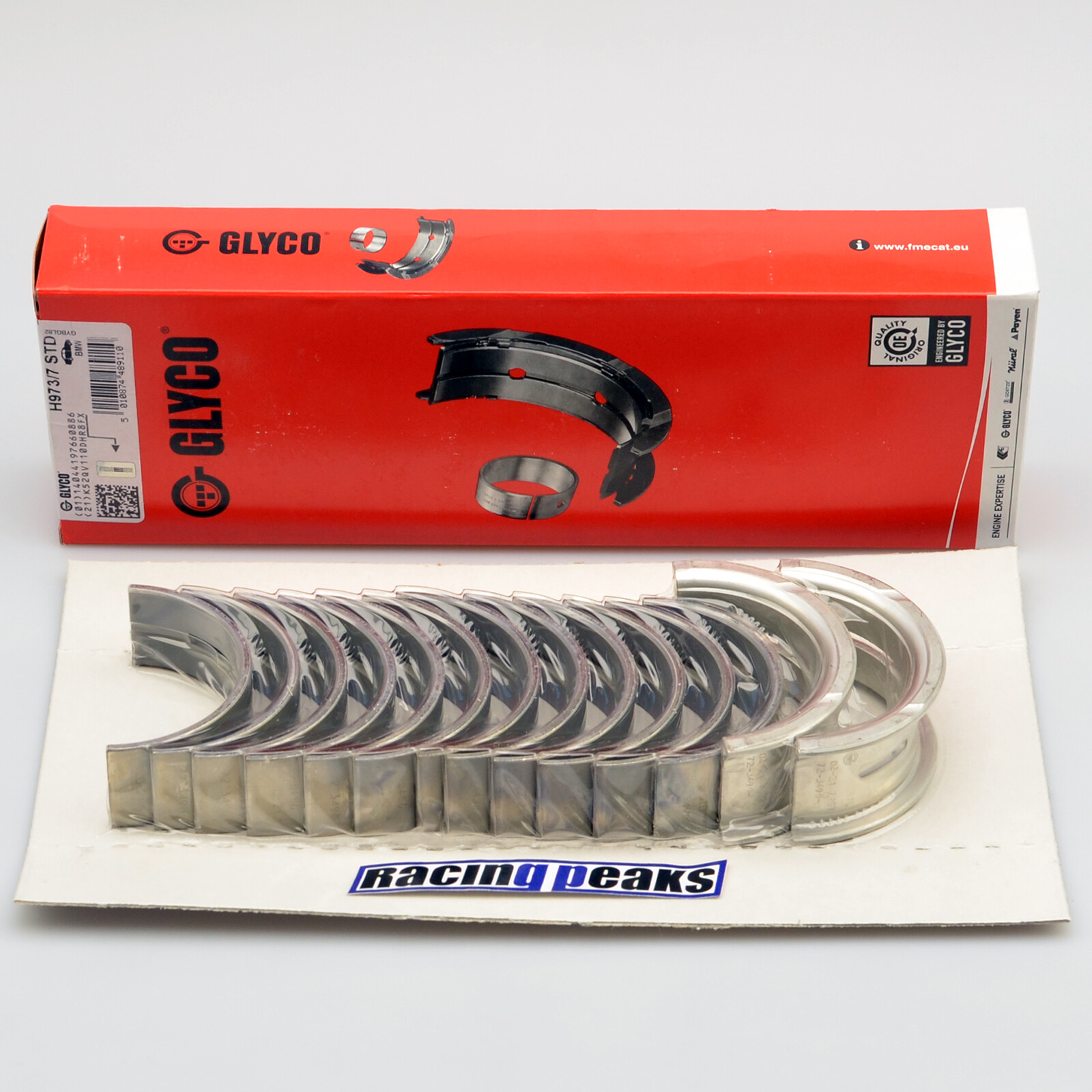 Main bearings for BMW M5 M6 M635CSi S38B35 S38B36 S38B38 M30 Glyco H973 ...