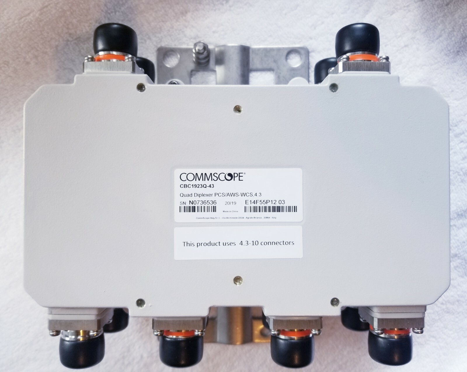 COMMSCOPE CBC1923Q-43 | E14F55P12 Quad-pack Diplexer PCS/AWS WCS DC ...