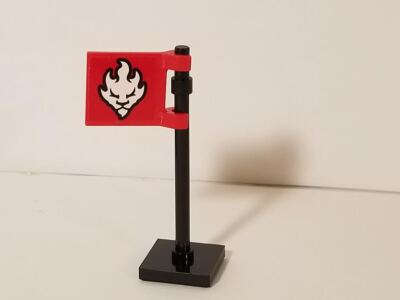 LEGO Ninjago FLAG 2015 KAI Printed 2x2 with Free Stand One Sided ...