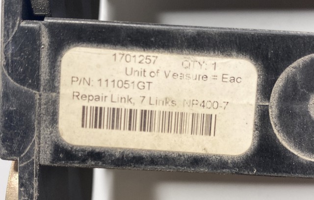 Genie Cable Track - 7 Link Repair SEC Gortrac Np400-7 111051GT 111051 ...