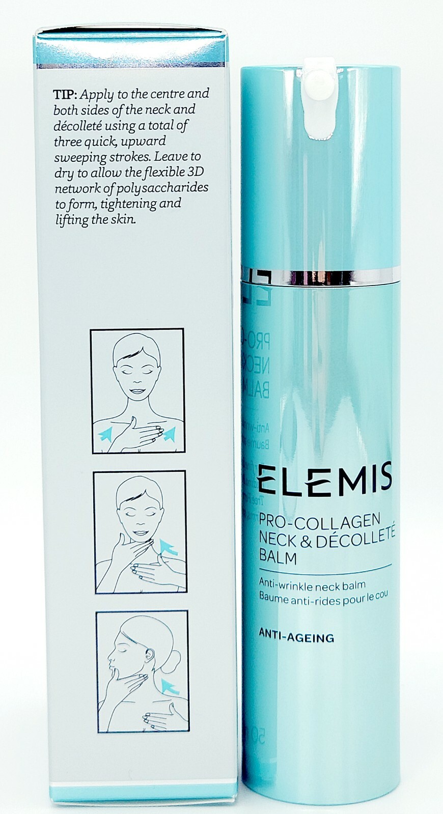 Elemis Pro-Collagen Neck & Decollete Balm FULL SIZE 1.6oz. NEW & FRESH ...