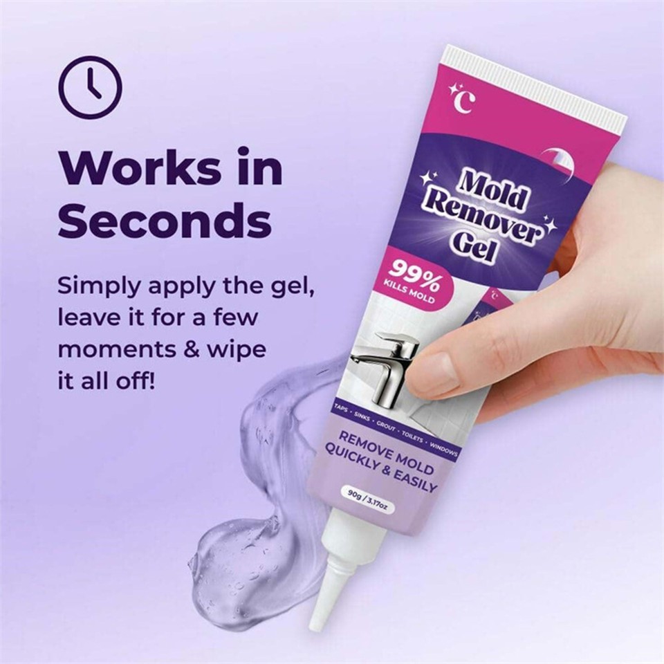 Vex Clean Mould Remover Gel,Powerful VexClean Cleaning Gel Penetrates ...