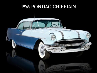 1956 Pontiac Chieftain New Sign - 18" x 24" USA STEEL XL Size - 4lbs | eBay