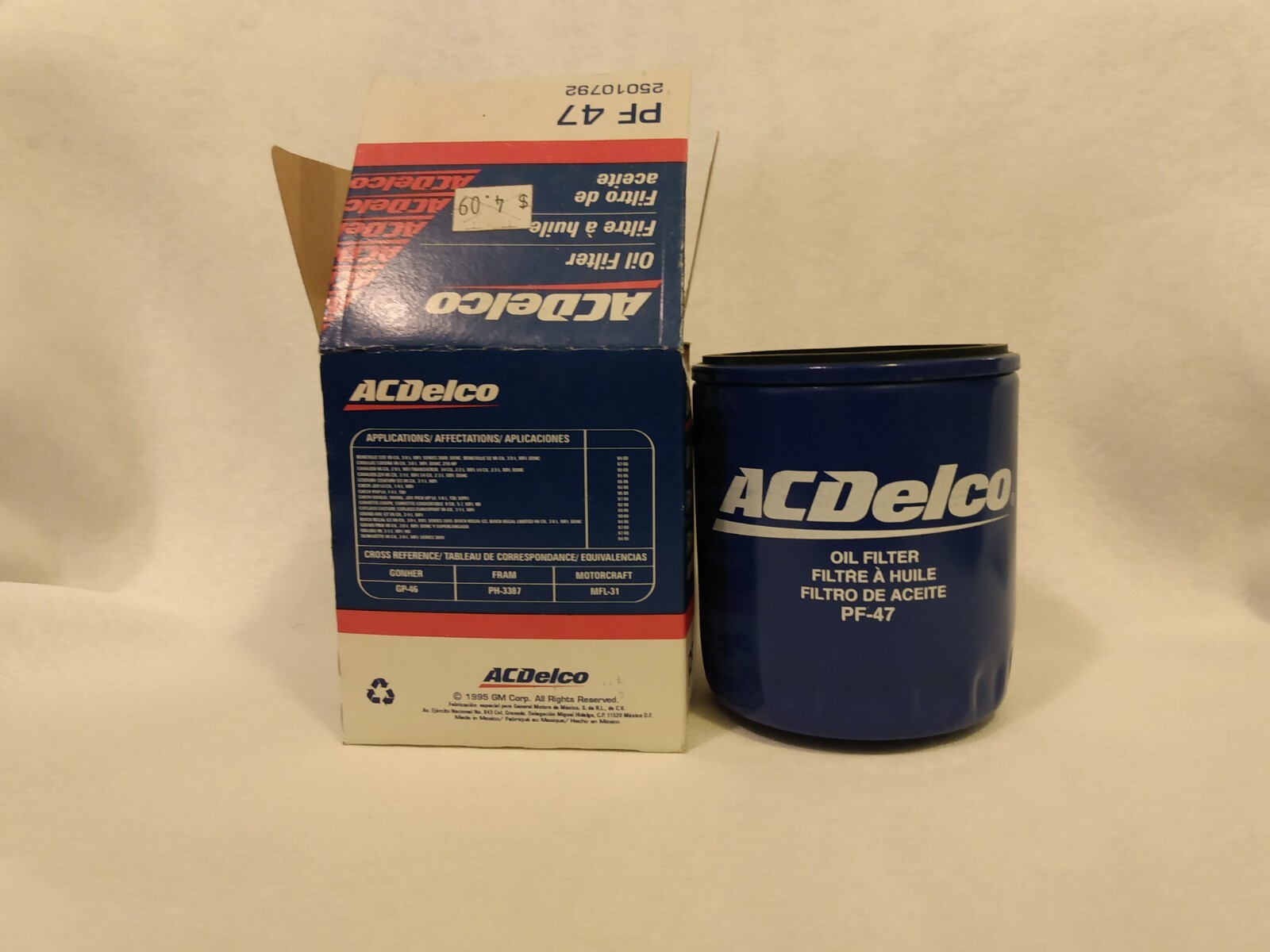 AC Delco Oil Filter PF47 | eBay