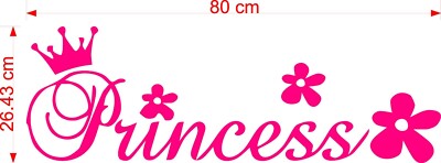 PRINCESS VINYL DECAL STICKER, 800 MM LONG 9 DIFFERENT COLOURS | eBay ...
