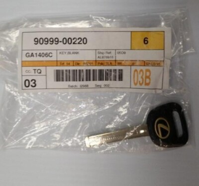 Lexus LS400 Non Remote Key Assembly Blank Key 1990-1996 Genuine ...