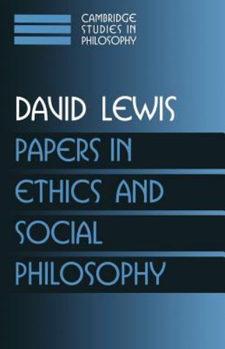 Papers in Ethics and Social Philosophy, Paperback by Lewis, David K ...