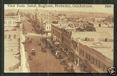 Modesto Aerial view Theatre Stanislaus California stamp 1913 | eBay