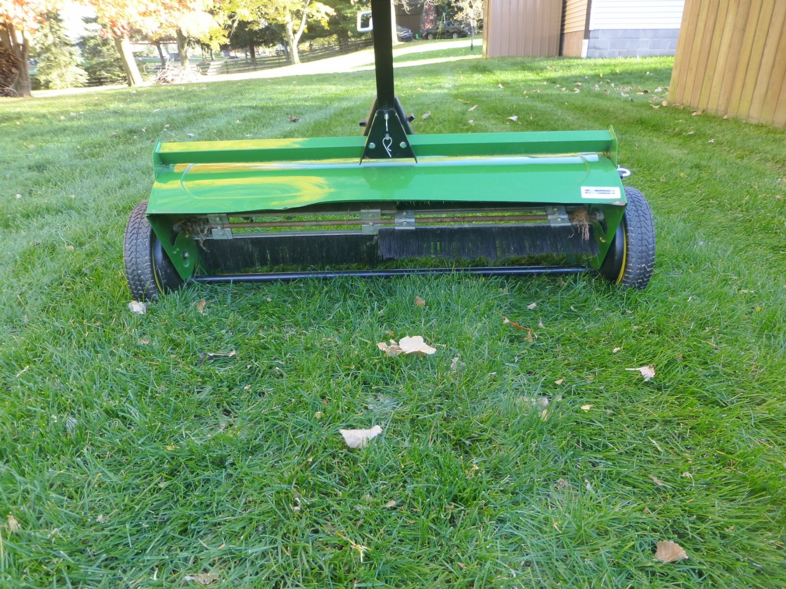 John Deere 44" Lawn Sweeper LP49038 Tug Behind Landscape Leafs & Grass ...