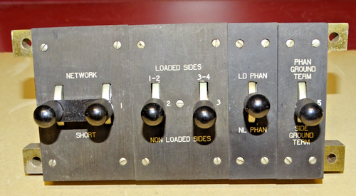 Western Electric Switch Bank w/ 6 Two Way Keys | eBay