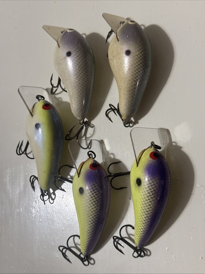 ***LOT*** (5) Black Label Tackle Balsa Square Bill Crankbaits | eBay