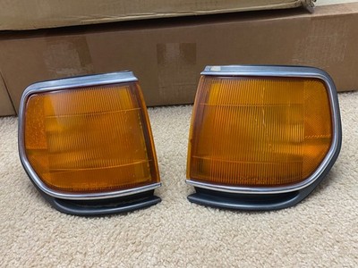 91-97 Toyota Land Cruiser Corner Amber LIGHTS FZJ80 FJ80 LC80 Lamp OEM ...