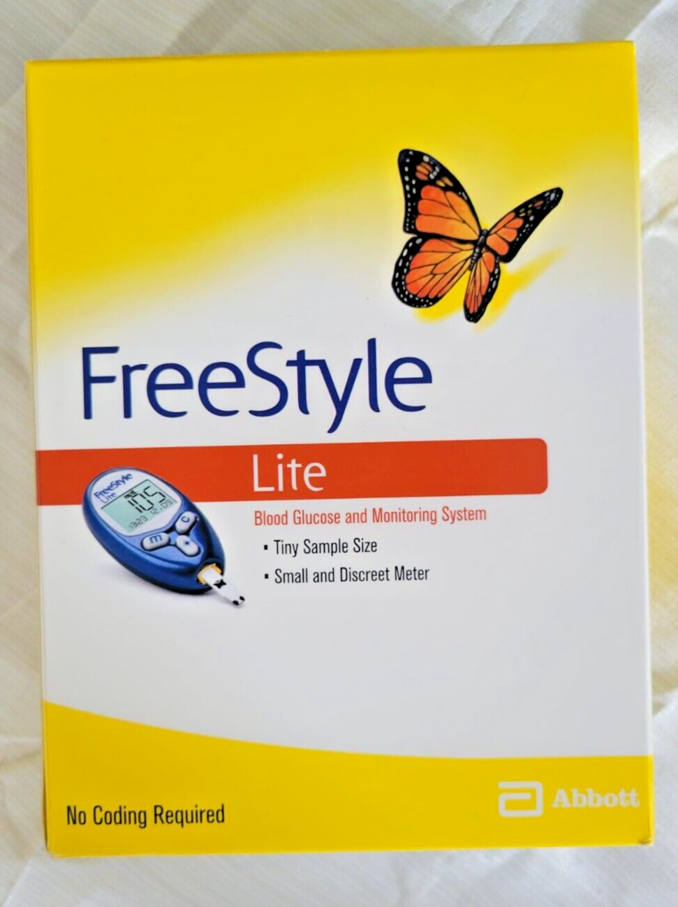 Abbott FreeStyle Lite Blood Glucose Care Monitor System - Diabetes NEW ...