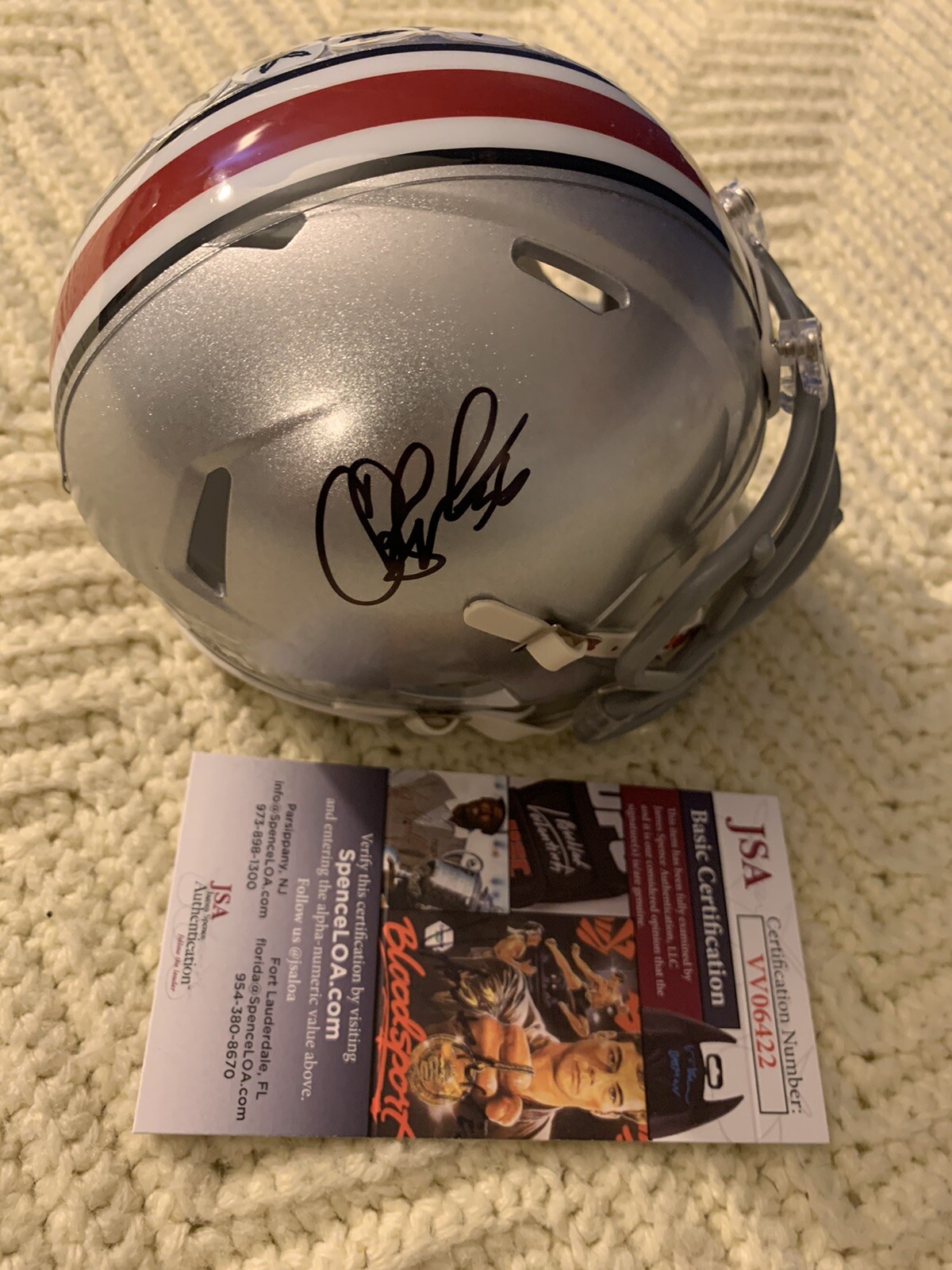 Chris Spielman Signed Mini Helmet Ohio State Buckeyes JSA ...