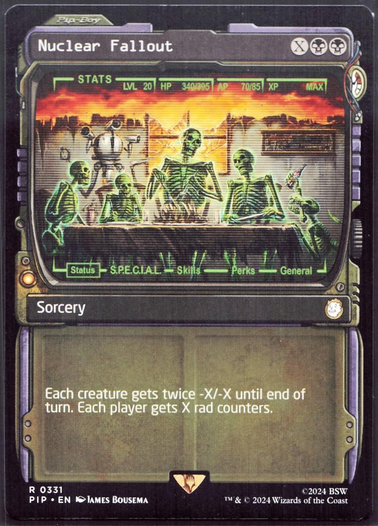 Nuclear Fallout - 331 Showcase Not Foil MTG Fallout | eBay