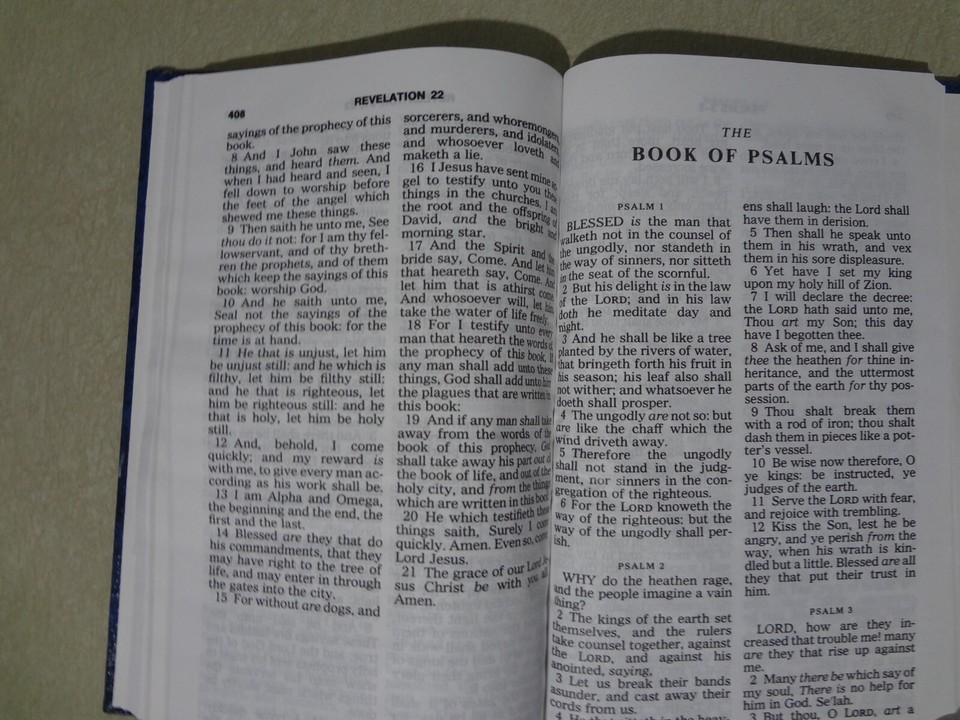 2-GIDEONS BIBLES KJV-GIDEON BIBLE-GIDEON NEW TESTAMENT AND PSALMS ...