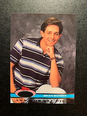 BRIAN BARBER 1991 TOPPS STADIUM CLUB DOME SET Draft Pick Rookie ST ...
