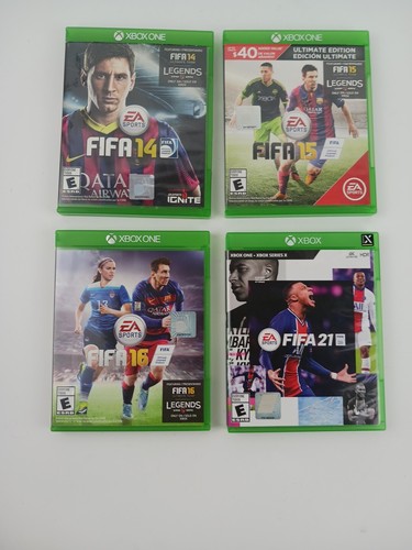 FIFA Bundle 14, 15, 16 For Xbox One And Fifa 21 For Xbox One Series X ...