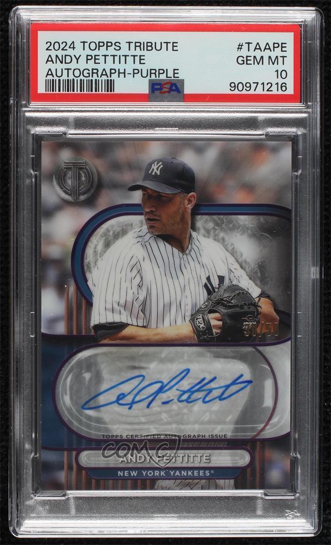 Andy Pettitte Autographed Memorabilia | Signed Photo, Jersey ...