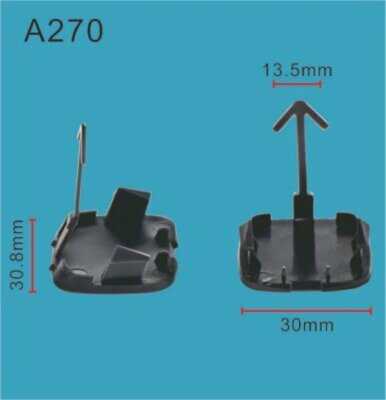 20Pcs Fit Toyota rear bumper & bumper stay 52162-0N901 by autobahn88 ...